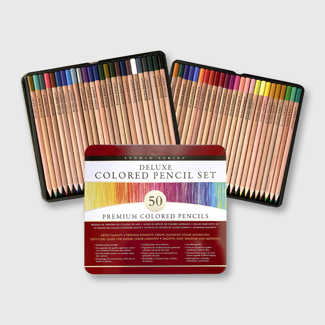 deluxe colored pencils - set of 50 – Moonlight Arts Collective