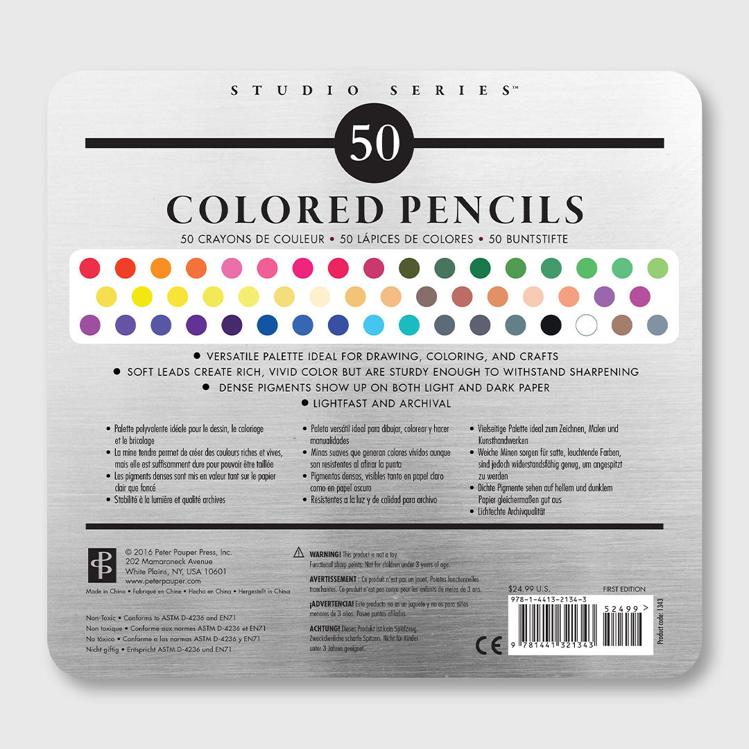 deluxe colored pencils - set of 50 – Moonlight Arts Collective