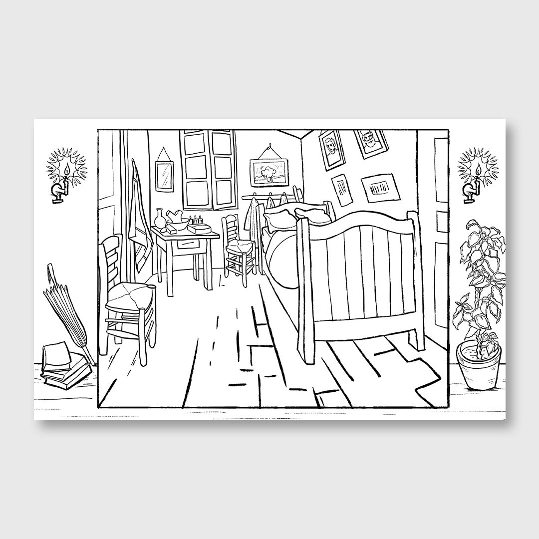 coloring van gogh – Moonlight Arts Collective