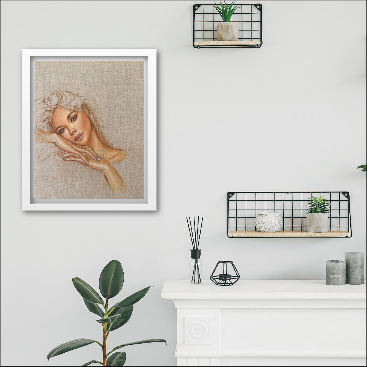 i'm beautiful like me #2 - original artwork – Moonlight Arts Collective
