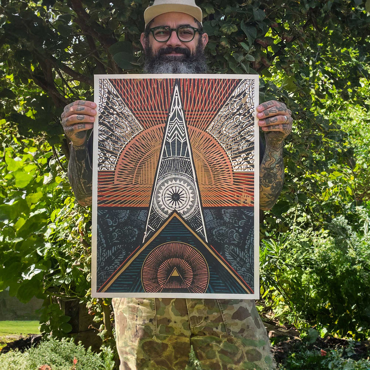 temple sonar - gold variant – Moonlight Arts Collective