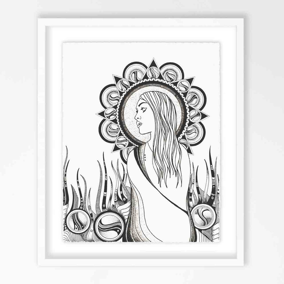 seeress: summoning - hand-painted multiple – Moonlight Arts Collective