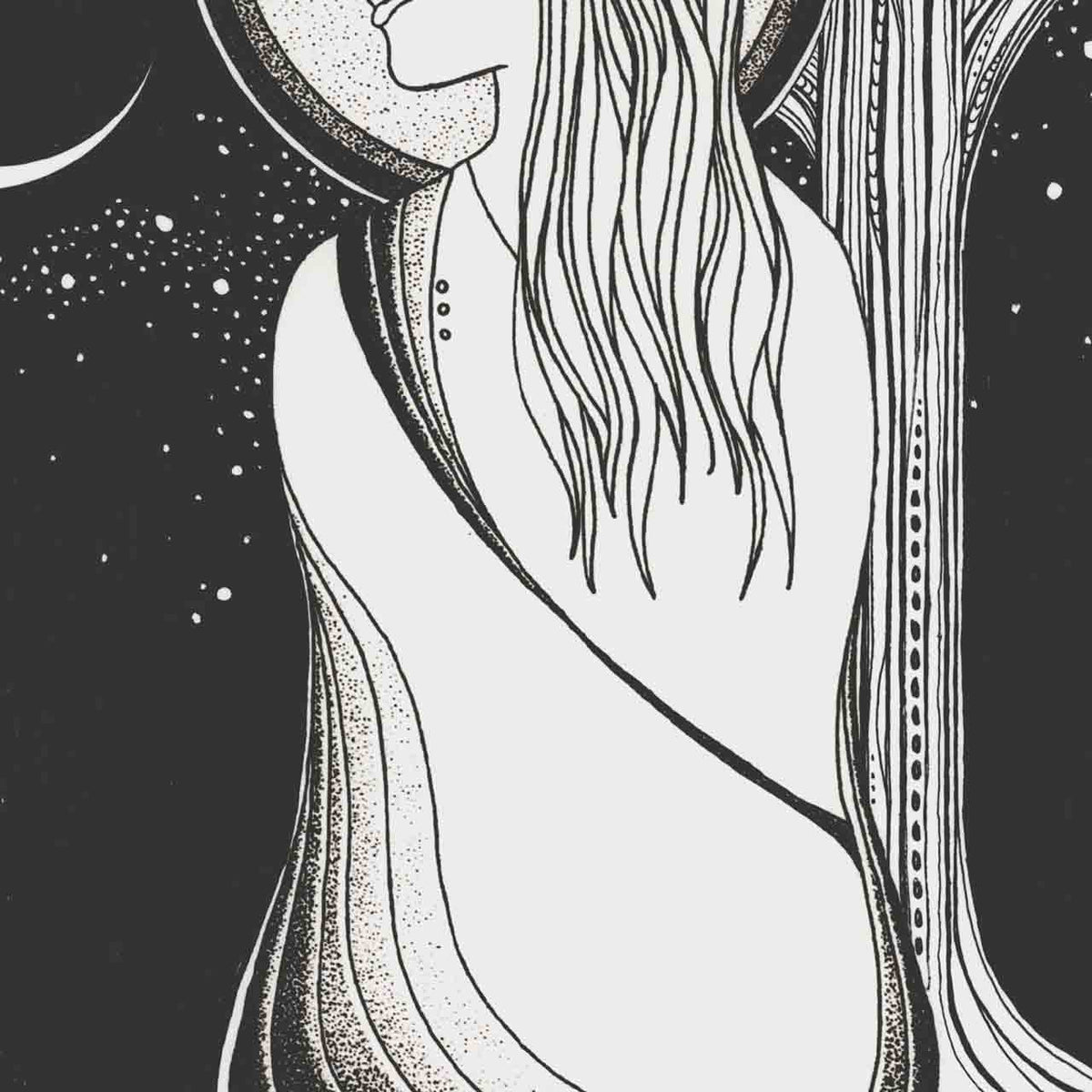 seeress: becoming - hand-painted multiple – Moonlight Arts Collective