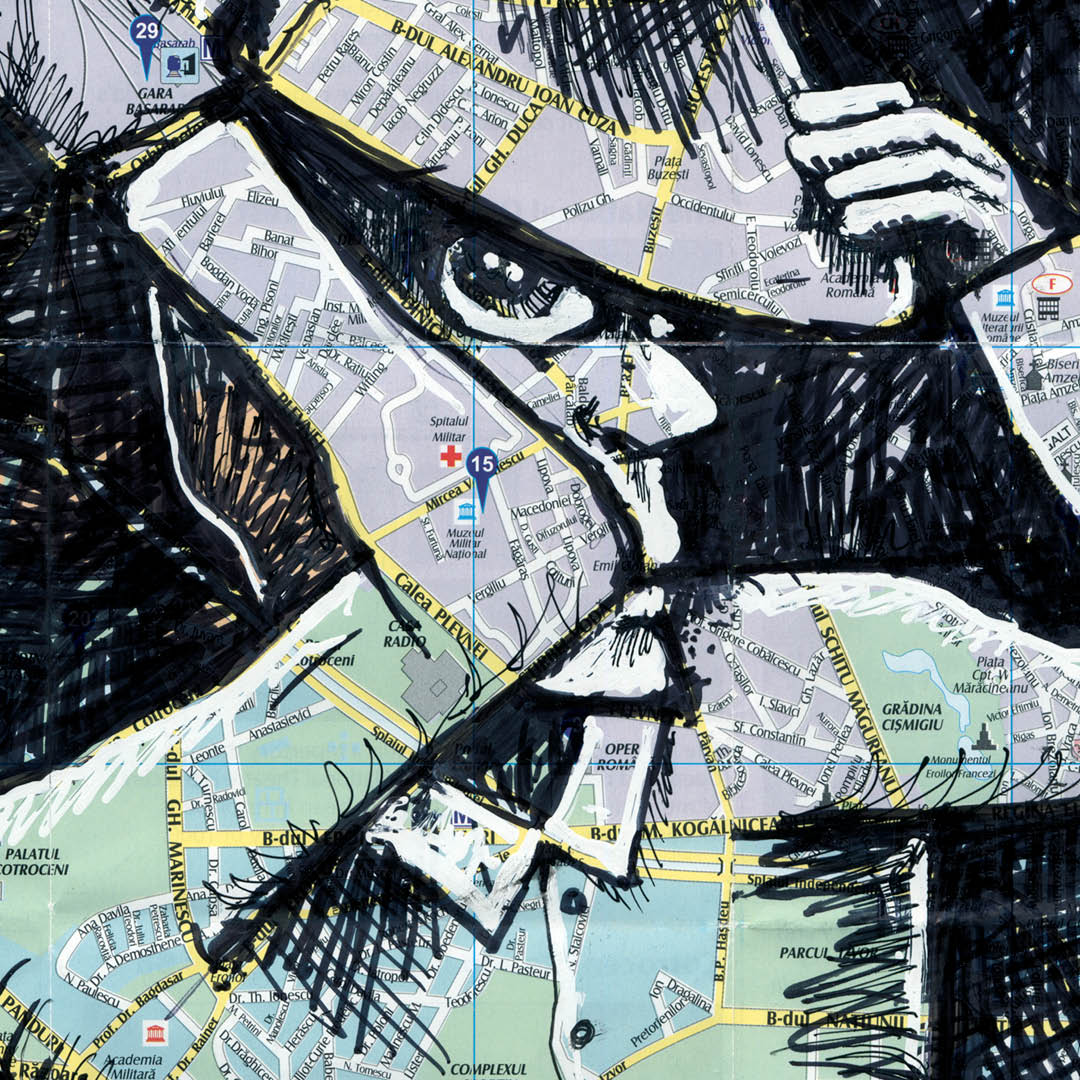 bucharest, romania - original artwork – Moonlight Arts Collective