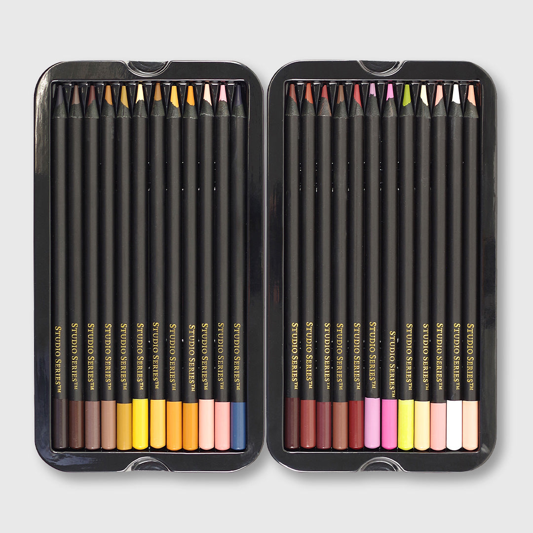 skin tone colored pencils - set of 24 – Moonlight Arts Collective