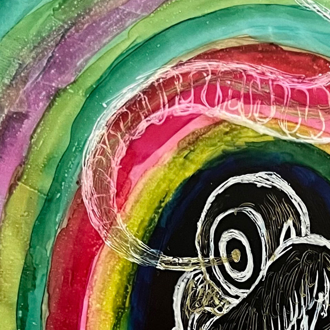 sonic broadcast from the embryonic brain station - original artwork ...