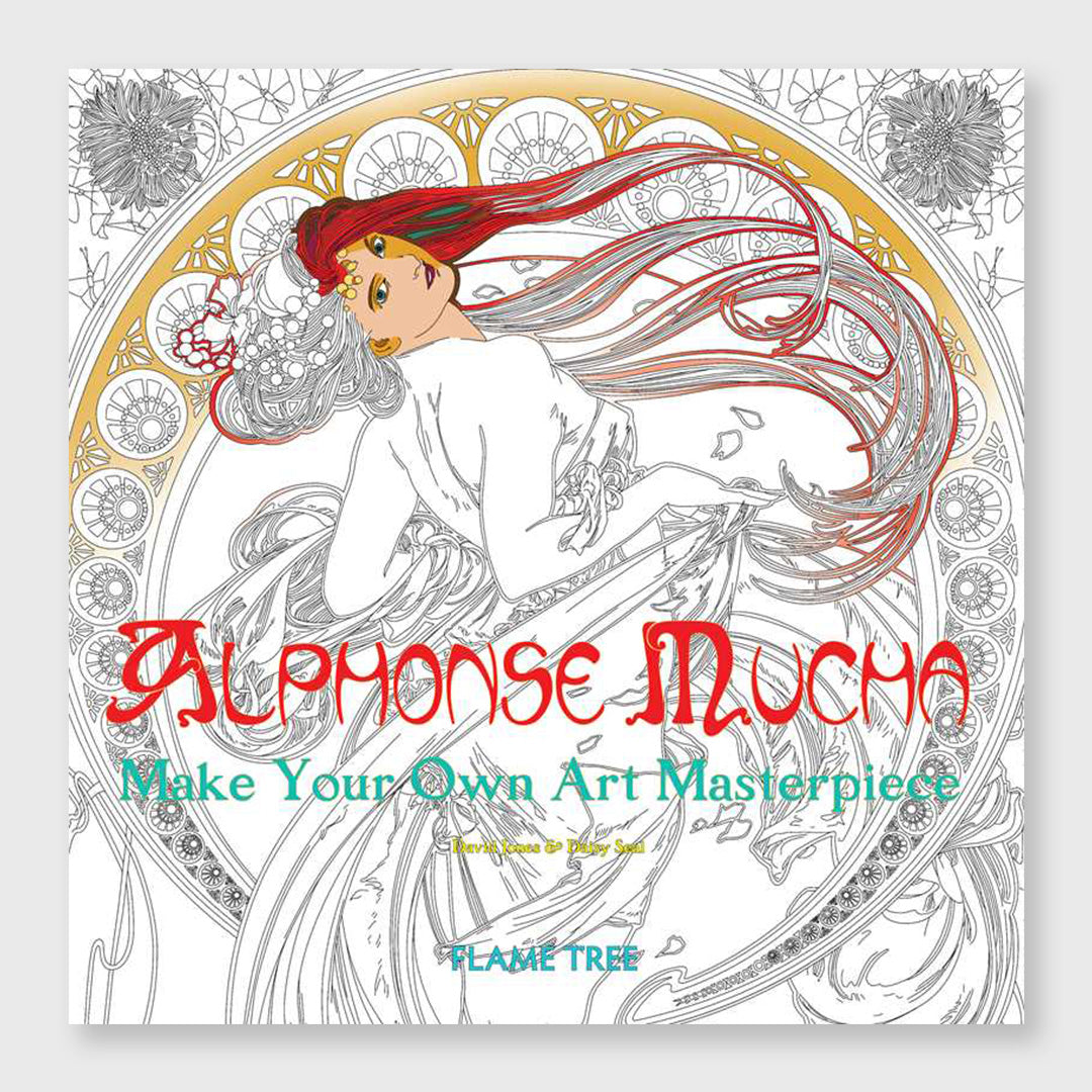 alphonse mucha art colouring book – Moonlight Arts Collective