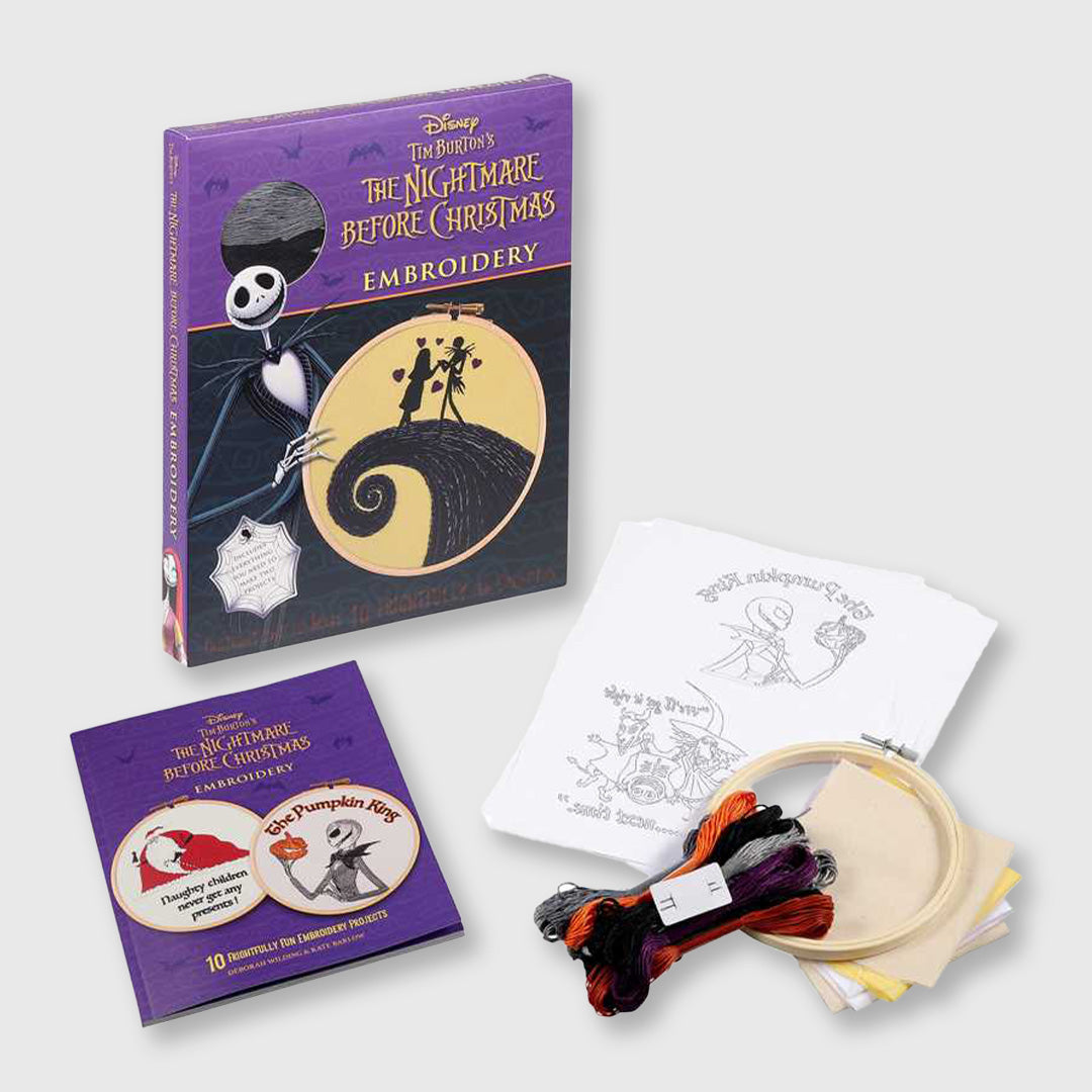 the nightmare before christmas embroidery kit – Moonlight Arts Collective