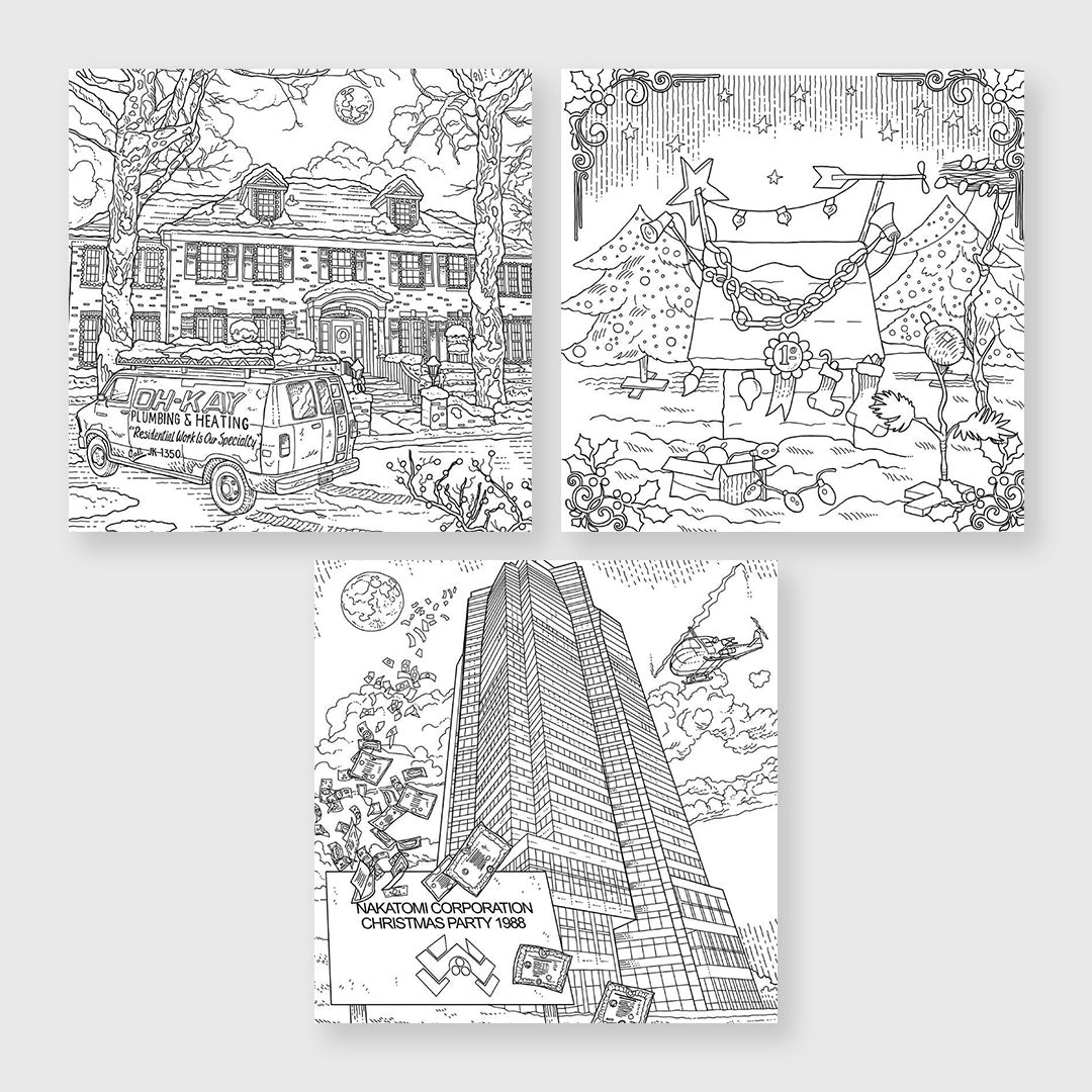 unofficial christmas movie coloring book – Moonlight Arts Collective
