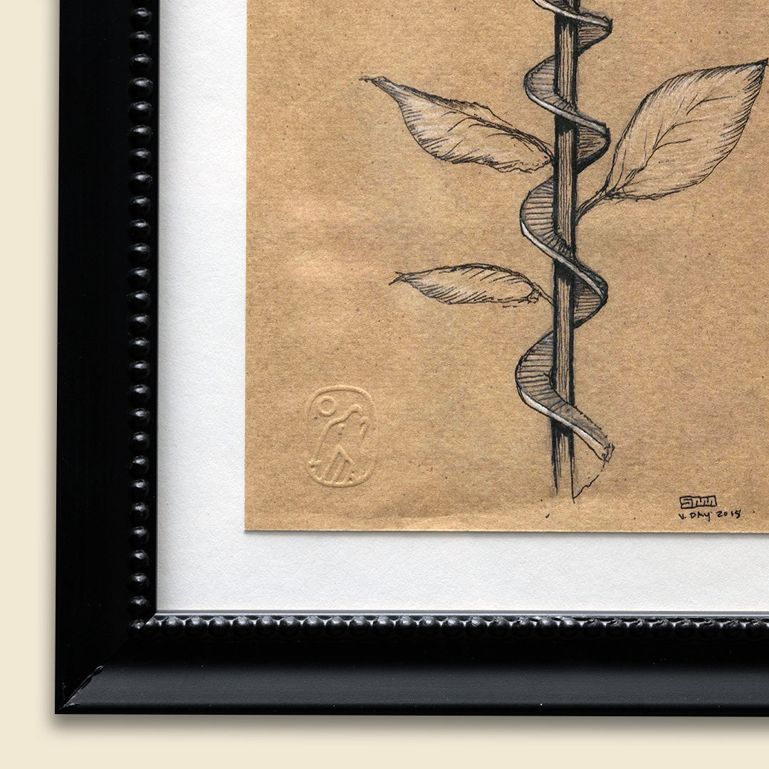 love letters - rose staircase in stylized black frame – Moonlight Arts ...