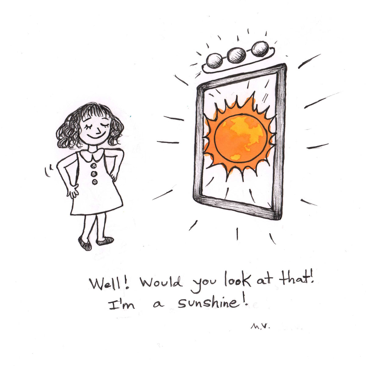 sunshine reflection - framed original artwork – Moonlight Arts Collective