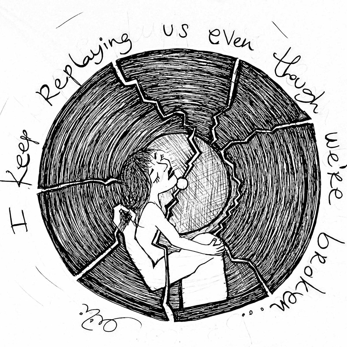 replay us - framed original artwork – Moonlight Arts Collective